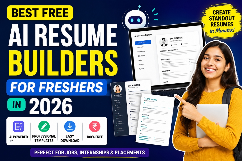 5 Best Free AI Resume Builders for Freshers in 2026 (ATS Friendly) | NB ...